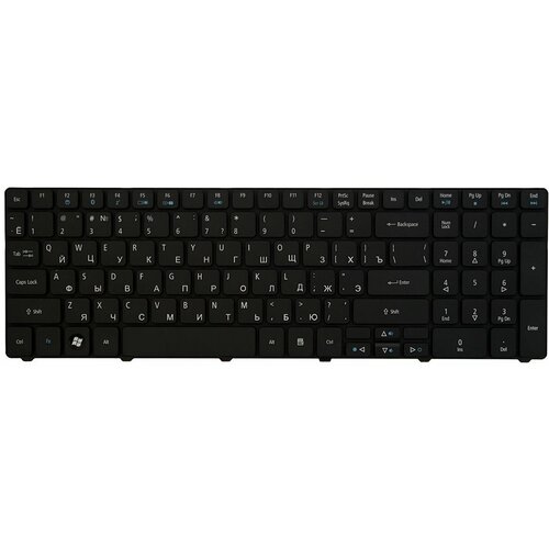 Клавиатура для ноутбука Acer NSK-ALA0W, Чёрная, Матовая