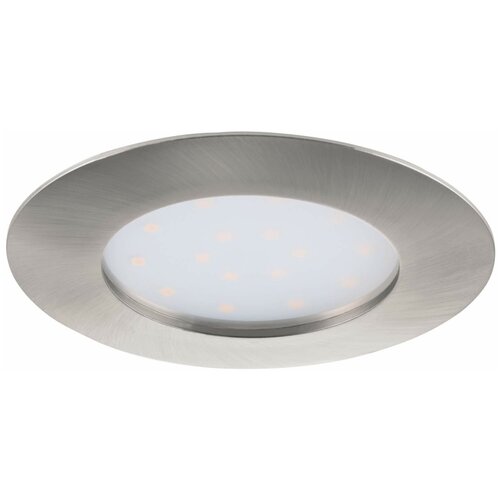 Светильник EGLO Pineda 95889, LED, 12 Вт, 3000, теплый белый, цвет арматуры: серебристый, цвет плафона: белый
