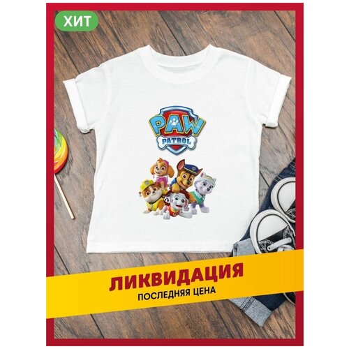 Футболка daily.gifts, размер 28, белый, зеленый