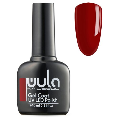 WULA гель-лак для ногтей Gel Coat, 10 мл, 42 г, 309 темно-красный