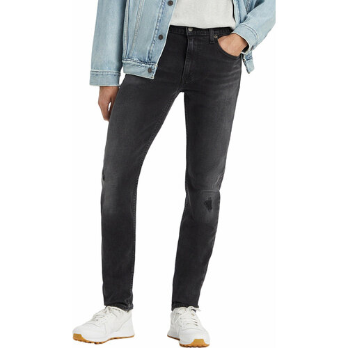 Джинсы зауженные Levi's, размер 28/30, черный