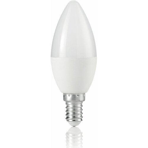 Лампа светодиодная ideal lux Oliva С37 Свеча 6Вт 520Лм 3000К CRI80 Е14 230В Белый Не диммируемая 151748.