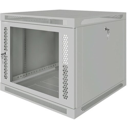Телекоммуникационный шкаф настенный 19" серый DGT 9u ВхШхГ 500х600х450