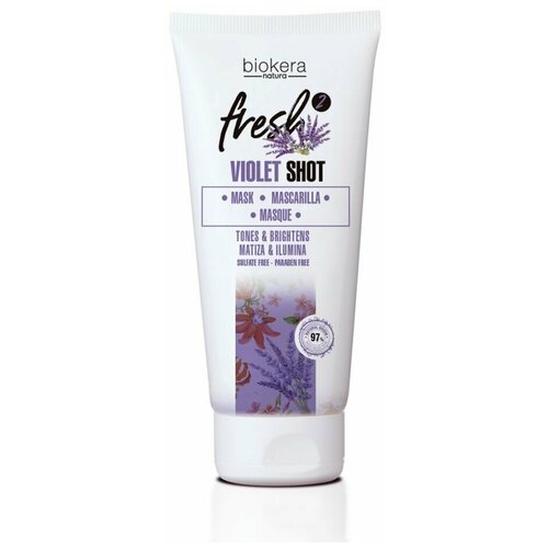 Salerm Fresh Violet Shot Mask Маска для нейтрал. нежелат. оттенков, 200мл.