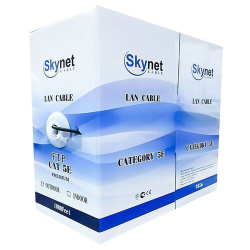 Кабель Skynet CSP-FTP-4-CU-OUT, 305 м, черный