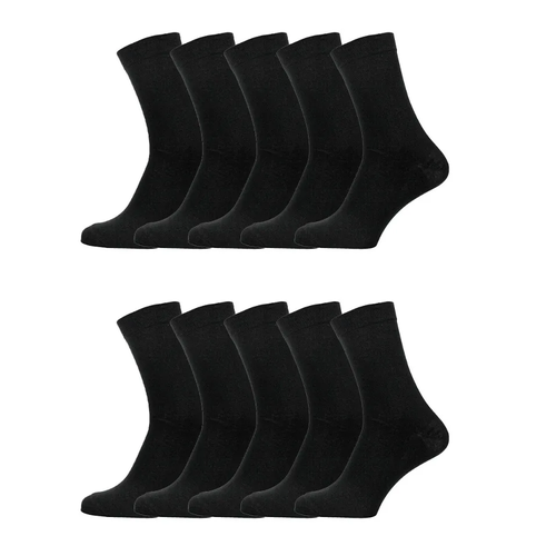 Носки Годовой запас носков, 10 пар, размер 27 (42-43), черный