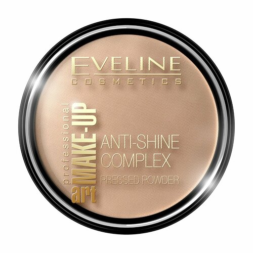 EVELINE Пудра минеральная с шелком Art Professional Make-up матирующая, 14 г, 35 Golden Beige