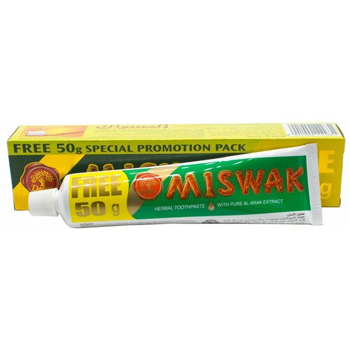 Зубная паста Dabur Meswak, 170 мл, желтый