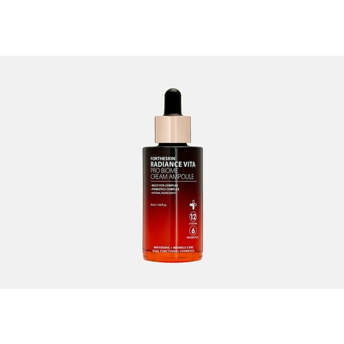 Сыворотка для лица с витаминами и пробиотиками For the skin by LAB RADIANCE VITA PRO BIOME CREAM AMPOULE 50 мл