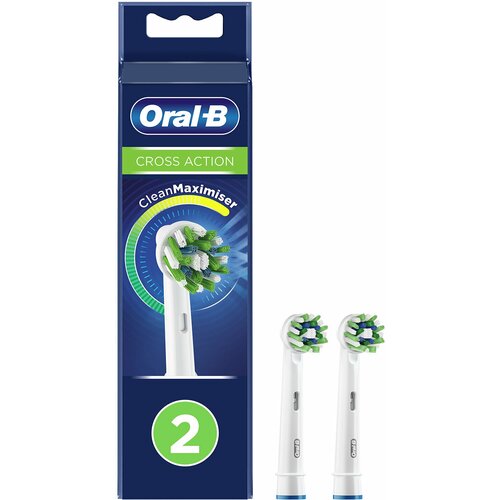 Насадки для электрической зубной щетки комплект 2 шт. ORAL-B (Орал-би) Cross Action EB50, 80347918