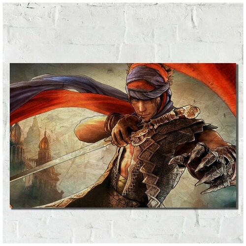 Картина интерьерная на рельефной доске, рисунок ОСП игра Prince Of Persia - 11875