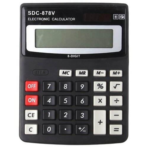 Калькулятор настольный SDC-878V, 8-разрядный
