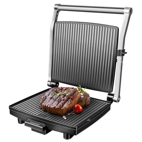 Гриль REDMOND SteakMaster RGM-M801, серебристый/черный