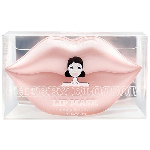 Kocostar Патч для губ Cherry blossom, 20 шт., розовый