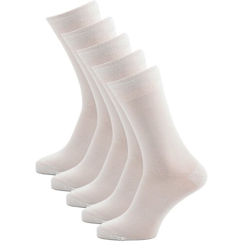 Носки Годовой запас носков, 5 пар, размер 27 (41-43), белый