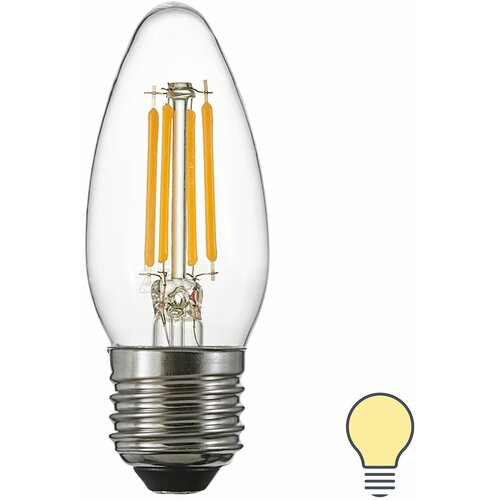 Лампа светодиодная Osram В E27 220/240 В 5 Вт свеча 600 лм теплый белый свет