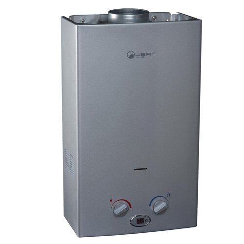Проточный газовый водонагреватель WertRus 10LC, Silver