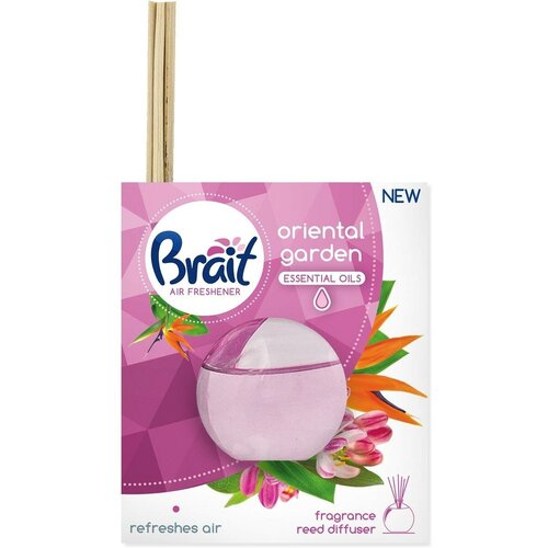 Brait Essential Oils Oriental Garden Освежитель воздуха с ротанговыми палочками Восточный сад 40 мл