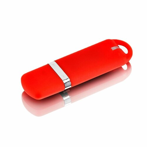 Флешка Memo, 128 МB, красная, USB 2.0, арт. F34