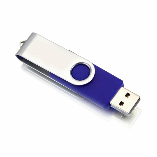 USB флешка, USB flash-накопитель, Флешка Twist, 4Гб, темно-синяя, арт. F01 USB 2.0 30шт