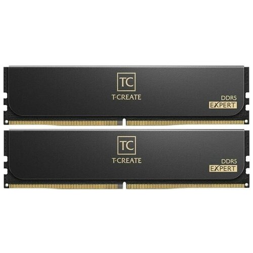 Модуль памяти TEAM GROUP 64GB (32GBx2) Team Group DDR5 6000 DIMM T-CREATE EXPERT(BK) CTCED564G6000HC34BDC01 CL34-44-44-84 1.3V