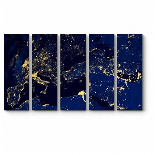 Модульная картина Земля из Космоса прекрасна 150x90