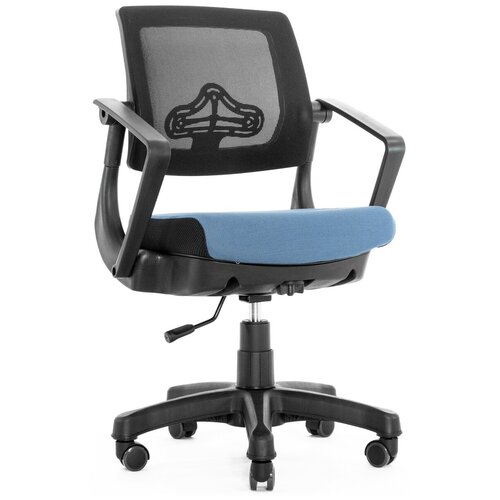 Эргономичное подростковое кресло Falto Synif Robo С-250 SY-1208 (каркас черный, спинка сетка черная, сиденье ткань синяя)