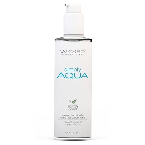 Легкий лубрикант на водной основе Wicked Simply AQUA - 120 мл.