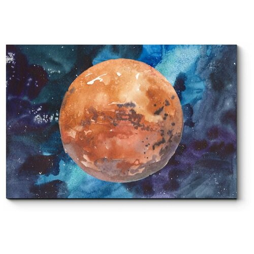 Модульная картина Акварельный Марс 90x60