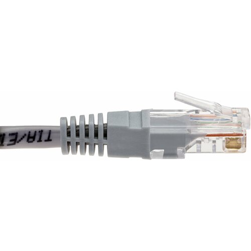 Патч корд 0.5м TELECOM UTP категория 6 RJ45 интернет кабель 0.5 метр LAN сетевой Ethernet патчкорд серый (NA102-UTP-C6-0.5M)