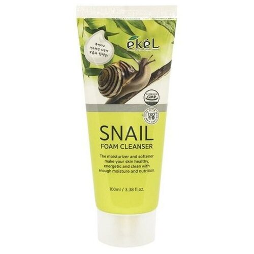 Ekel пенка для умывания с муцином улитки Snail Foam Cleanser, 100 мл, 100 г