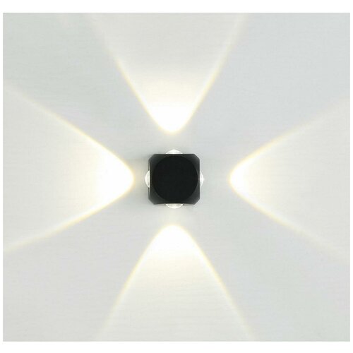 Светильник настенный уличный светодиодный IMEX, IL.0014.0016-4 BK, Черный