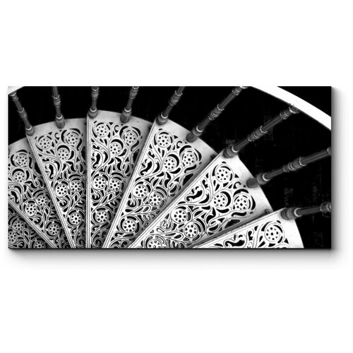 Модульная картина Винтажная лестница 110x55