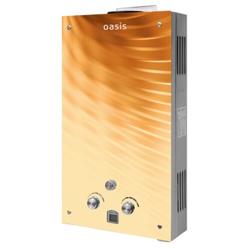 Проточный газовый водонагреватель Oasis Glass 24BG, коричневый