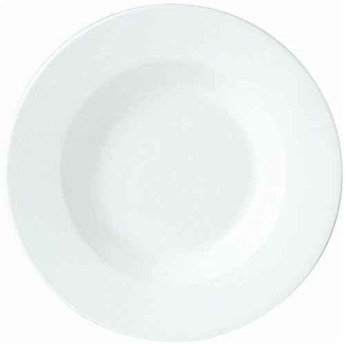 Блюдо круглое глубокое «Симплисити Вайт», 0,6 л, 30 см, белый, фарфор, 11010350, Steelite