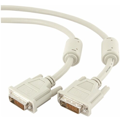 Кабель DVI-DVI 3.0м Dual Link Gembird 2 фильтра двойное экранирование CC-DVI2-10