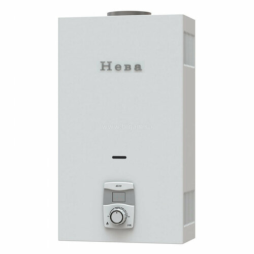Газовая колонка NEVA-4510 белая 20кВт 10л/мин 550х340х210 9,5кг
