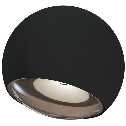 MAYTONI Уличный настенный светильник Stream O032WL-L3B3K светодиодный, 3 Вт, цвет арматуры: черный, цвет плафона черный