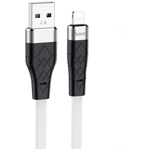 Кабель USB HOCO X53 Angel для Lightning, 2.4А, длина 1.0м, белый