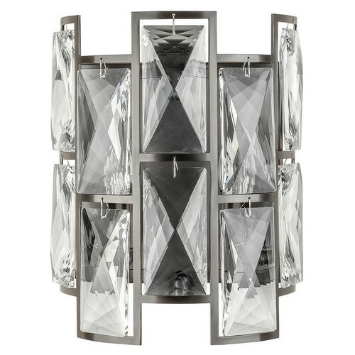 Настенный светильник L'Arte Luce Delio L34522, E14, 80 Вт, кол-во ламп: 2 шт., цвет арматуры: серый