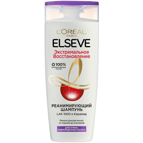 L'Oreal Paris шампунь Elseve Полное восстановление секущихся кончиков Реанимирующий против секущихся кончиков, 400 мл