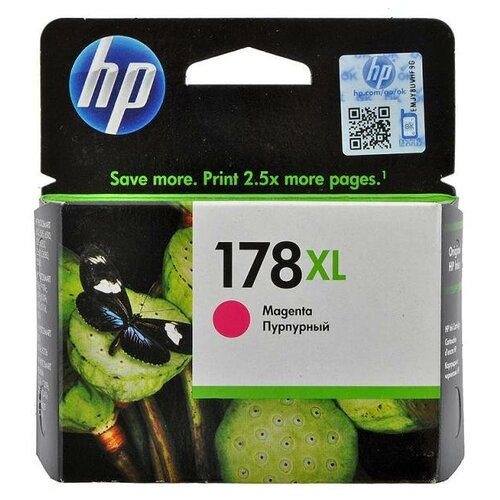 Картридж HP CB324HE, 750 стр, пурпурный