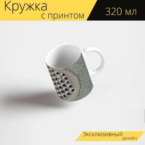 Кружка с рисунком, принтом "Гулли, gullideckel, крышка канализационного люка" 320 мл.