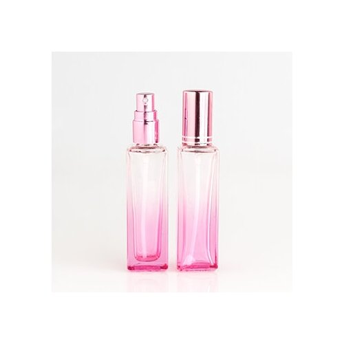 Атомайзер флакон стеклянный косметический розовый для духов/парфюма/эфирных масел/18 мл