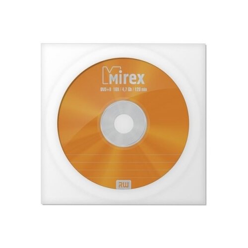 Диск DVD+RMirex4.7Gb 16x, 1 шт.