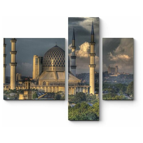 Модульная картина Голубая мечеть, Куала-Лумпур80x66