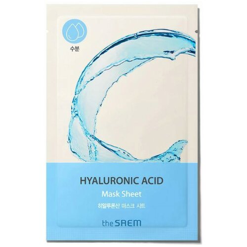 The Saem Увлажняющая тканевая маска Bio Solution Mask Sheet Hydrating Hyaluronic Acid, 20 г, 20 мл