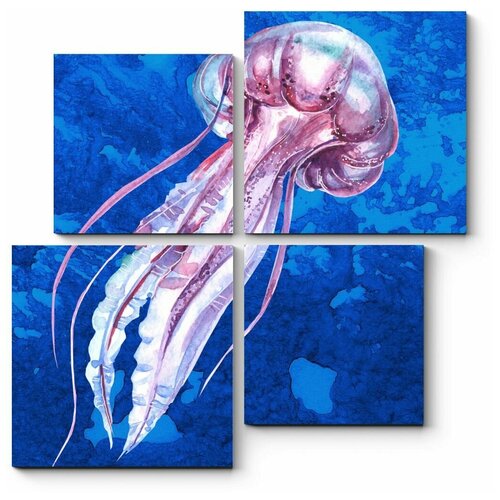 Модульная картина Королевская медуза130x130