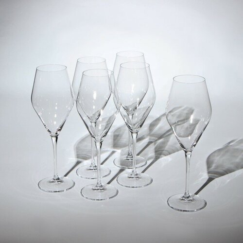 CRYSTAL BOHEMIA Набор бокалов для вина Loxia, стеклянный, 510 мл, 6 шт