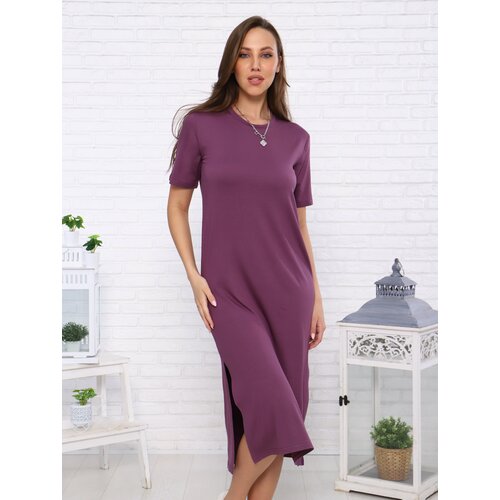Платье Промдизайн, размер 50, фиолетовый